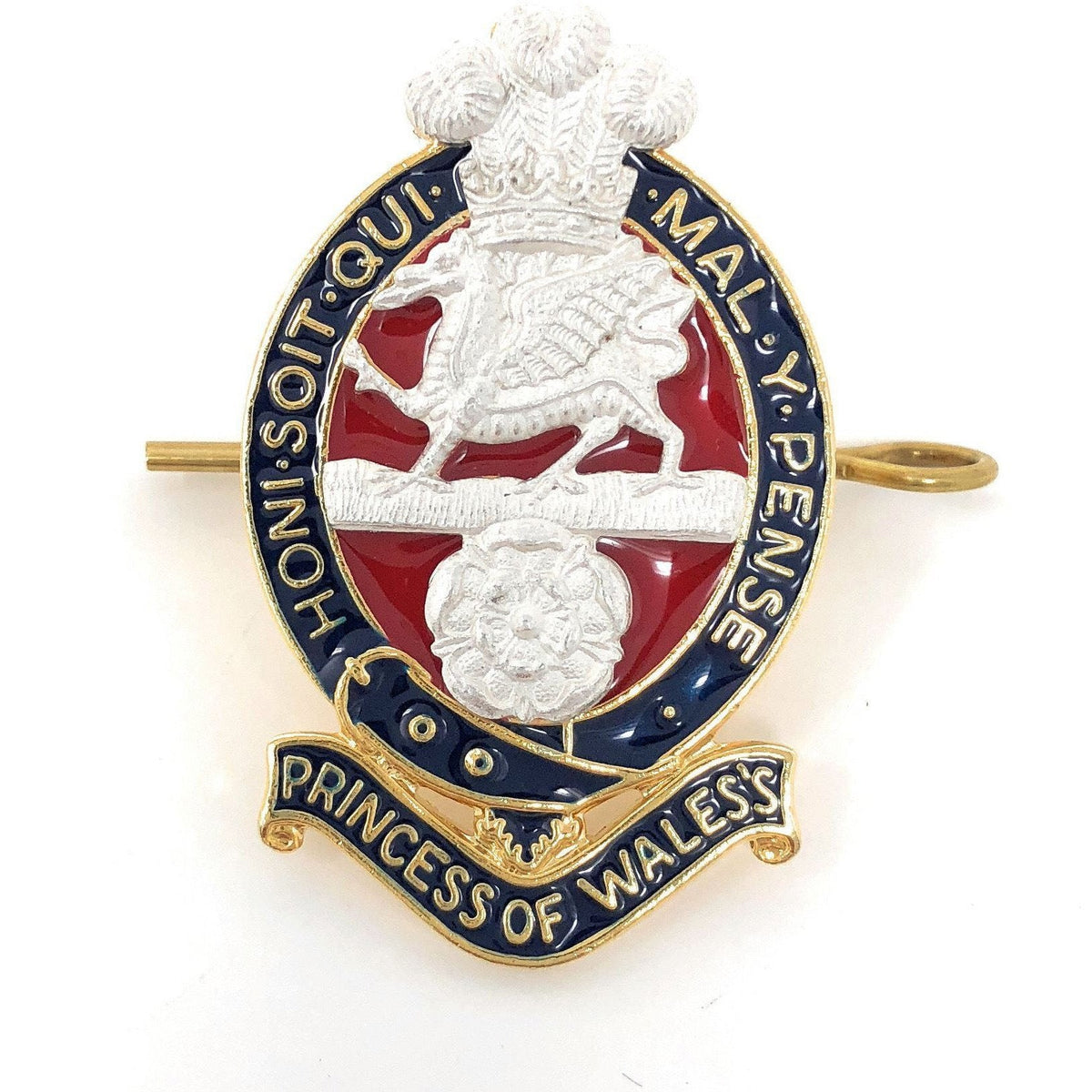 PWRR Officers' - No 1 Dress Cap Badge – Tigers Direct